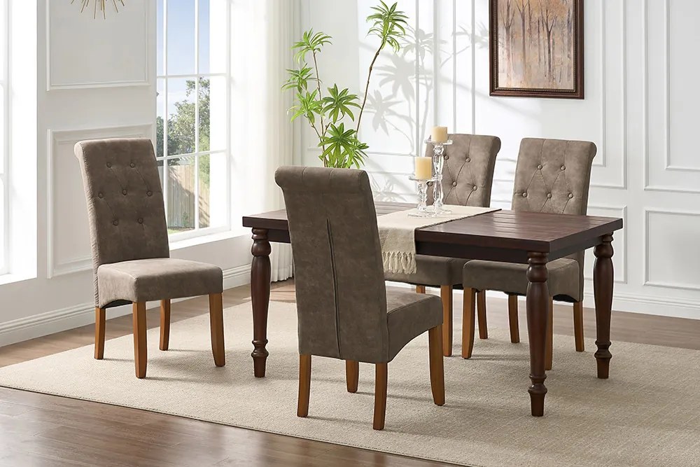 Designová jídelní židle Eileithya taupe