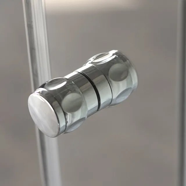 Roltechnik Čtvercový sprchový box PETRA NEW 80 cm Bílá Sklo TRANSPARENT 4000722