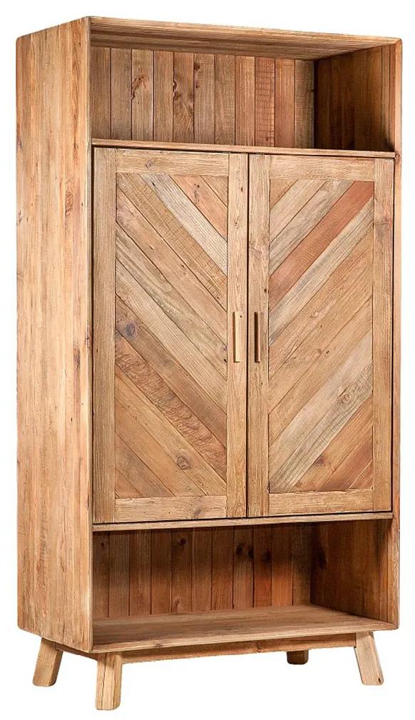 Skříň ETNICA II, 2-dveřová, dřevěná