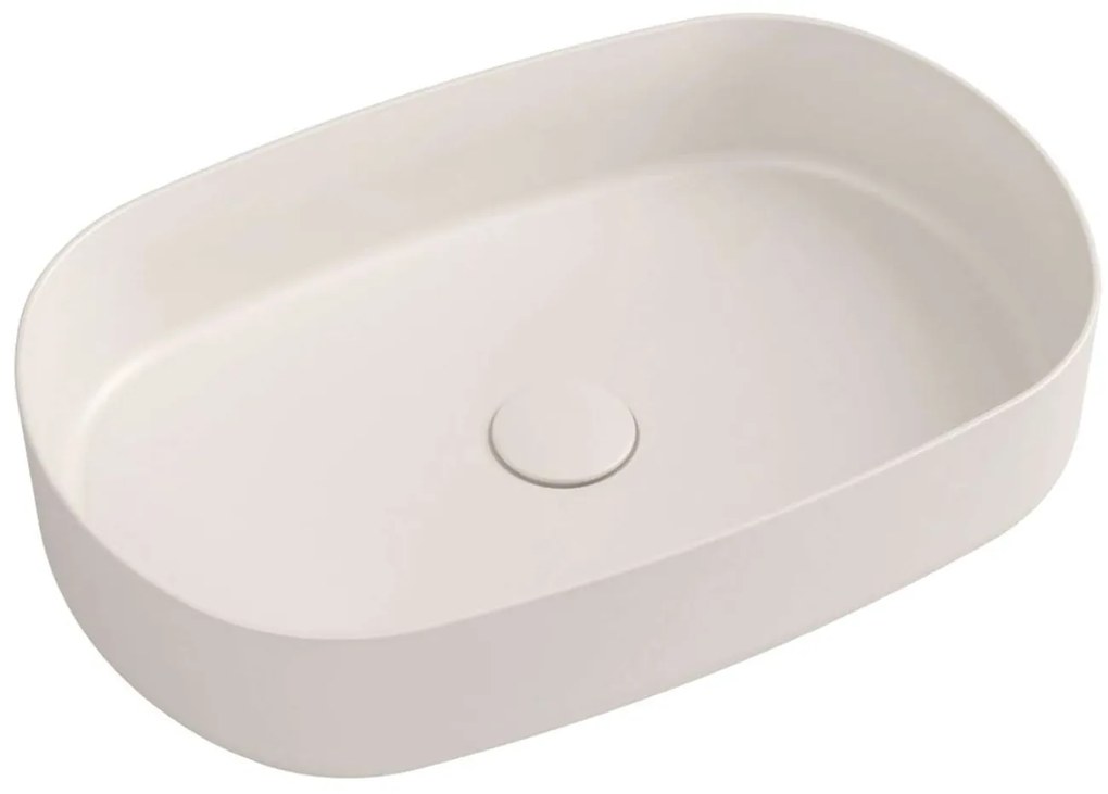 Sapho Infinity - Umyvadlo na desku, 55x36 cm, bez přepadu, ivory 10NF65055-2K