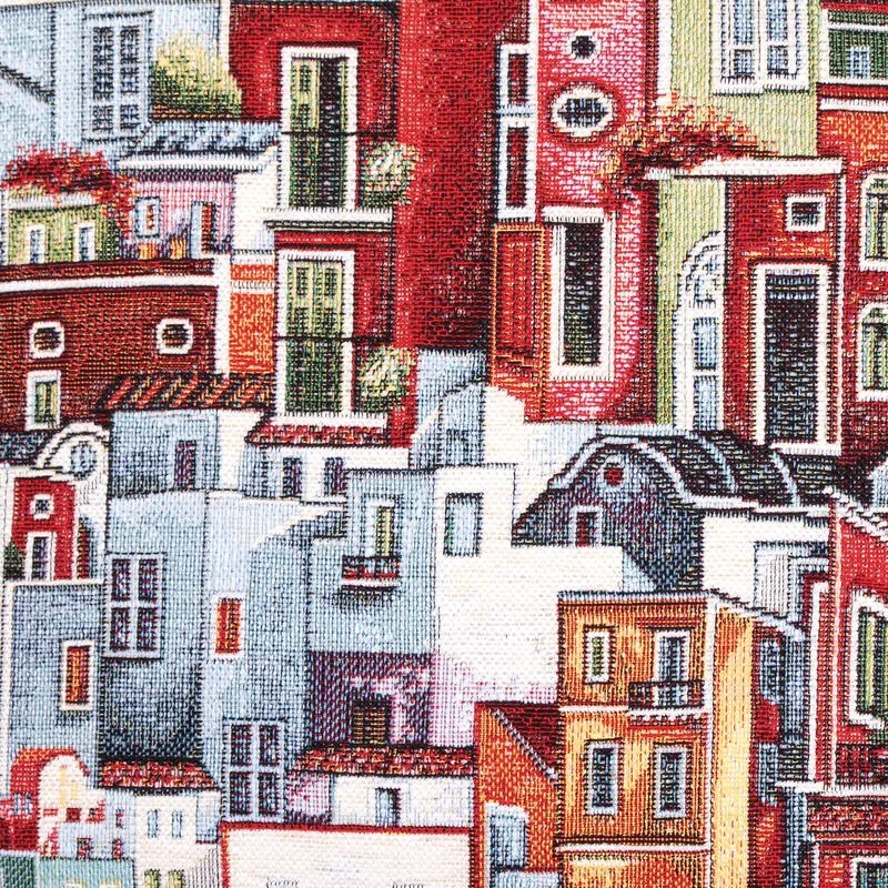 SCANquilt povlak SOFAS manarola pestrá 45 x 45 cm