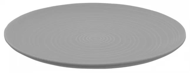 Lunasol - Mělký talíř Gaya RGB Spiral světle šedá 28 cm (451803)