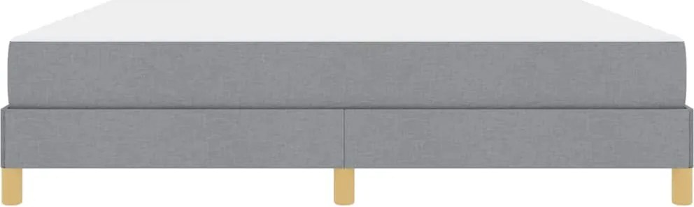 Postel s boxspringem s matrací Světle šedá 180 x 200 cm textil 3398584
