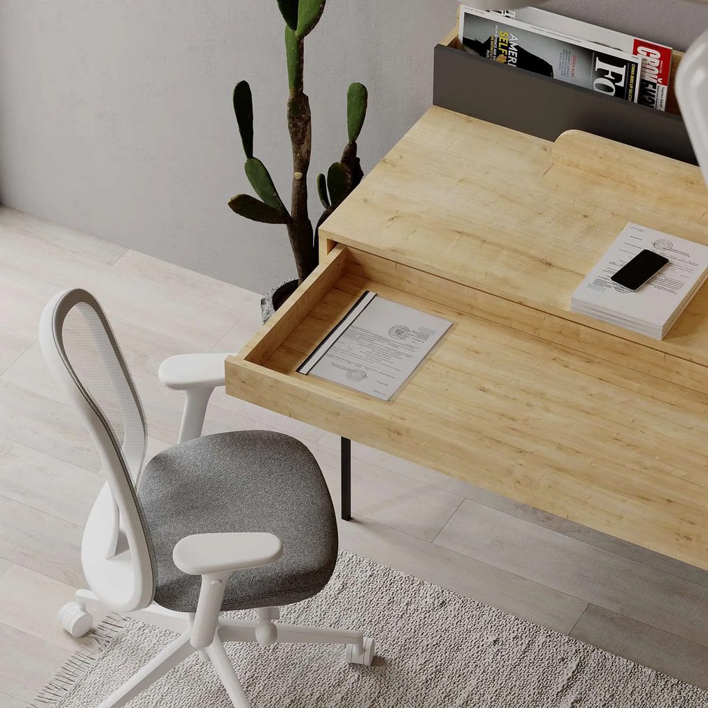 KALUNE DESIGN psací stůl LEILA světlý 855DTE3852