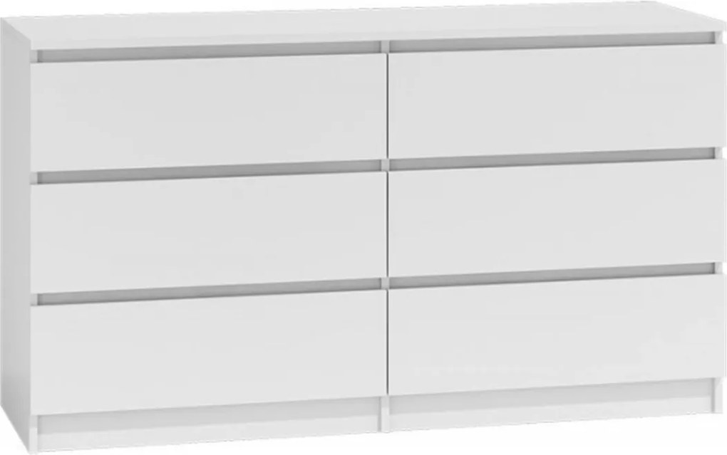 Komoda Malwa M6/120 bílá