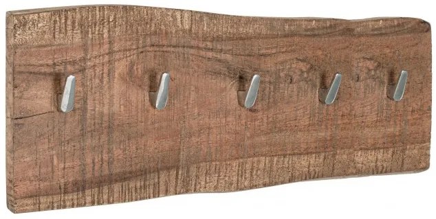 BIZZOTTO dřevěný věšák ELMER s pěti háčky 20x58 cm 0746755AA