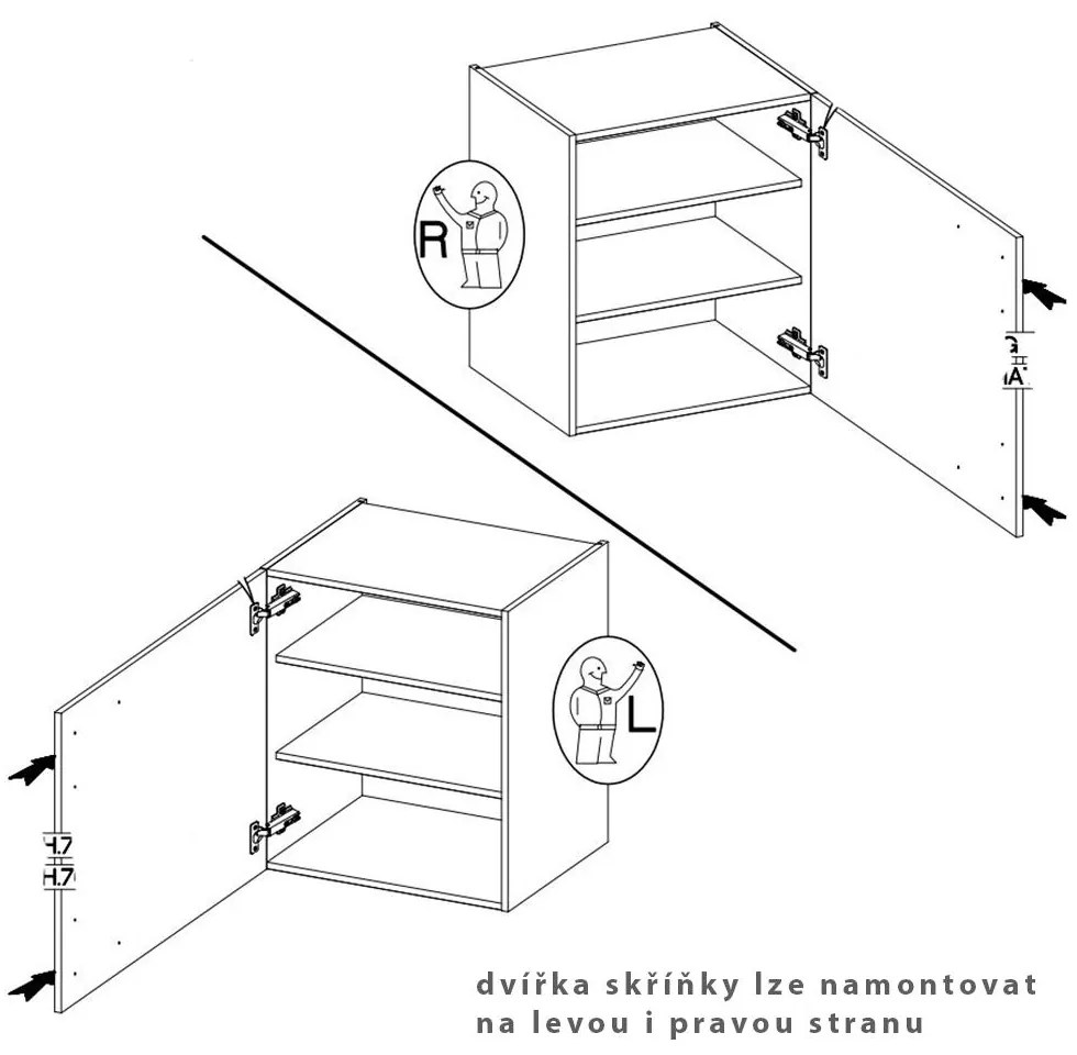 Kuchyňská linka STILO bs | 250 cm | bílá/šedá