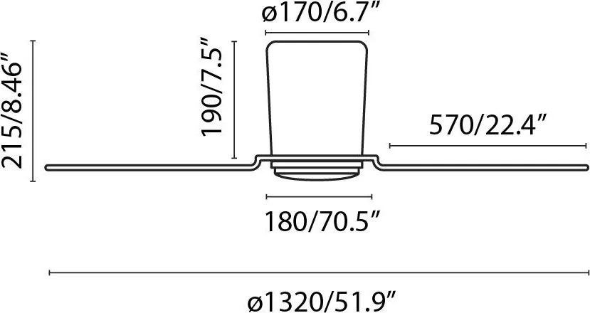 FARO 33471N-3 PEMBA L LED, bílá, stropní ventilátor s DC motorem - FARO