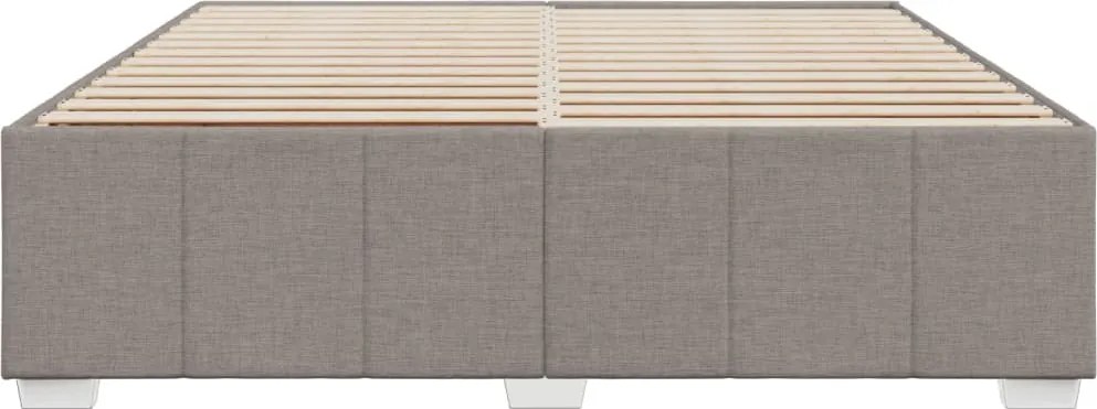 Rám postele bez matrace taupe 180 x 200 cm textil 3284857