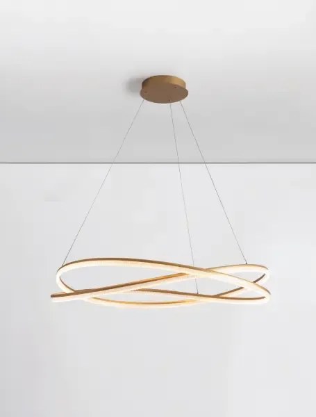 Designový lustr Ophelia zlatá