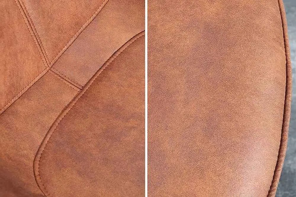 Designová otočná židle Kiara antická hnědá