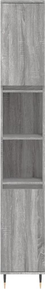 vidaXL 3dílný set koupelnového nábytku kompozitní dřevo [3190219] Barva: Betonová šedá