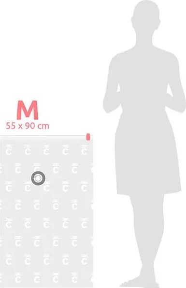 Sada 5 ks vakuových úložných pytlů Compactor M 70 l