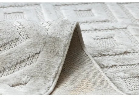 koberec SANTO SISAL 58365A diamanty béžový velikost 180x270 cm | krásné koberce cz