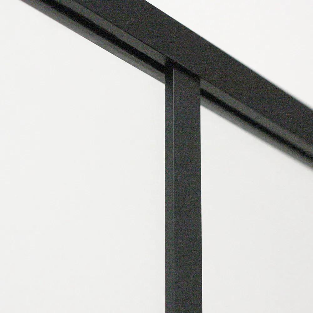 Roltechnik Outlet Set VERTICO BLACK s vaničkou GRANDE WHITE Varianta: rozměr vaničky: 166x77,7 cm, šířka zástěny: 150 cm, počet polí: 5 - (VERTICO/1500/5+WHI/1660x777), Barva profilů a typ výplně: profily: černá (elox), výplň: transparent
