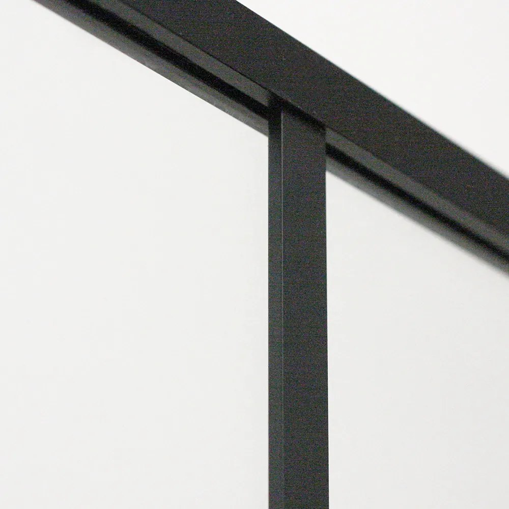 Roltechnik Outlet Set VERTICO BLACK s vaničkou GRANDE WHITE Varianta: rozměr vaničky: 166x87,7 cm, šířka zástěny: 150 cm, počet polí: 5 - (VERTICO/1500/5+WHI/1660x877), Barva profilů a typ výplně: profily: černá (elox), výplň: transparent