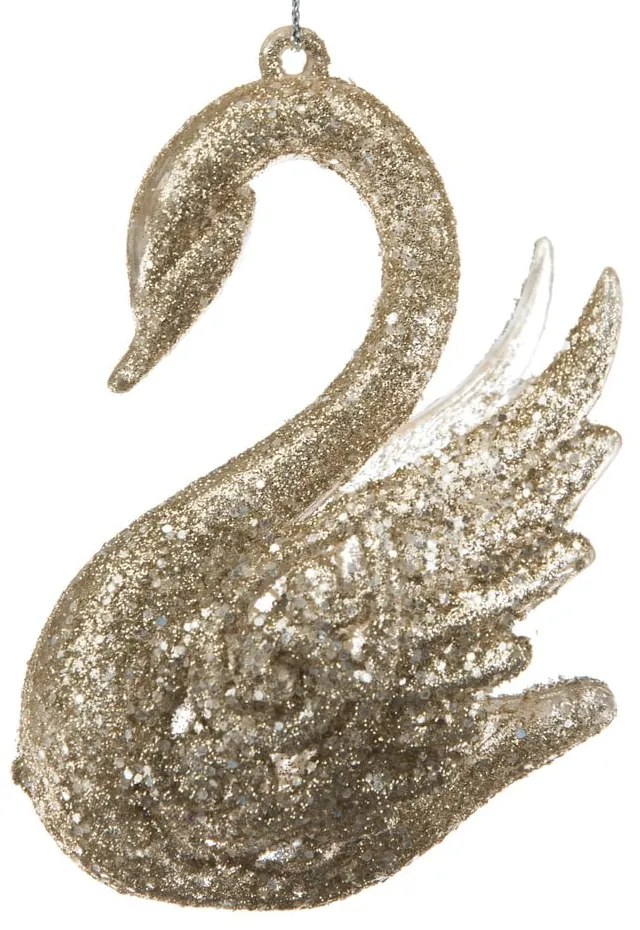 Plastová vánoční ozdoba 10 cm Swan – Dakls