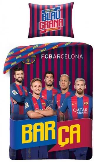Bavlněné povlečení fototisk 140x200 - Povlečení Barcelona hráči Lobles