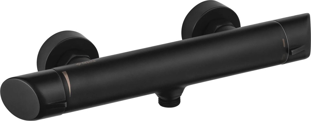 Deante Arnika, termostatická nástěnná sprchová baterie, černá, BQA_N40M