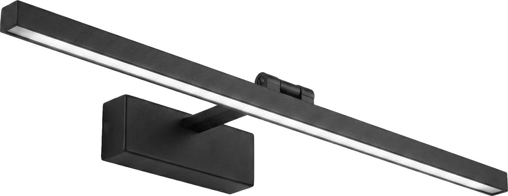 Toolight Rea, Koupelnové nástěnné LED svítidlo APP1868-1W 80 cm Black, OSW-66024