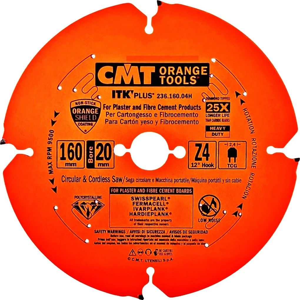 CMT C236 pilový kotouč na cementotřískové desky - 160x20 Z4