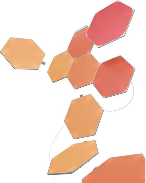 Nanoleaf Shapes Hexagons Smarter Kit 9 Panels Bílá
