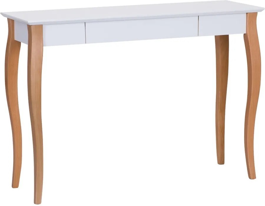 Bílý psací stůl Ragaba Lillo, délka 105 cm