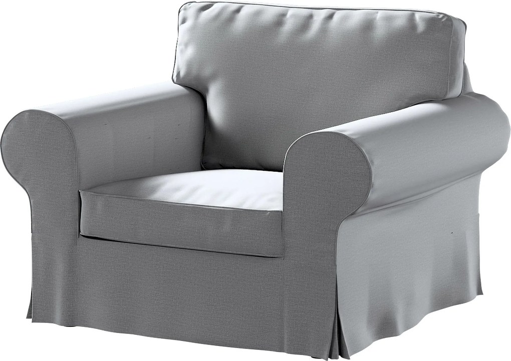Potah na křeslo IKEA Ektorp barva šedá látka sametová