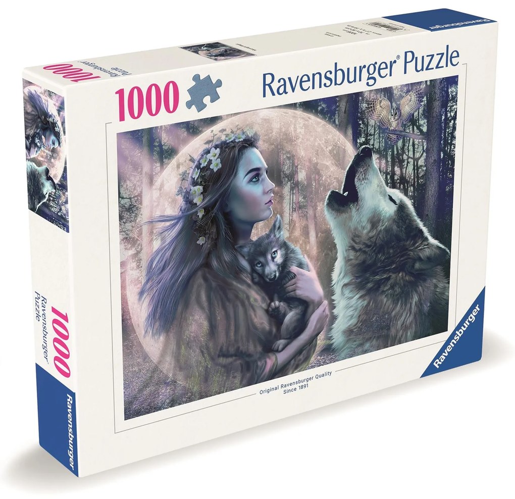 Puzzle ravensburger 120006213 vlčí magie
