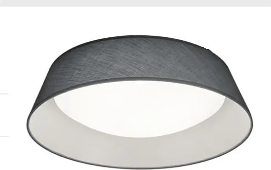 Černé stropní LED svítidlo Trio Ponts, průměr 45 cm