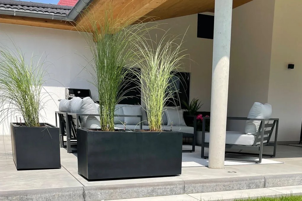 Truhlík MAXI, sklolaminát, šířka 100 cm, antracit