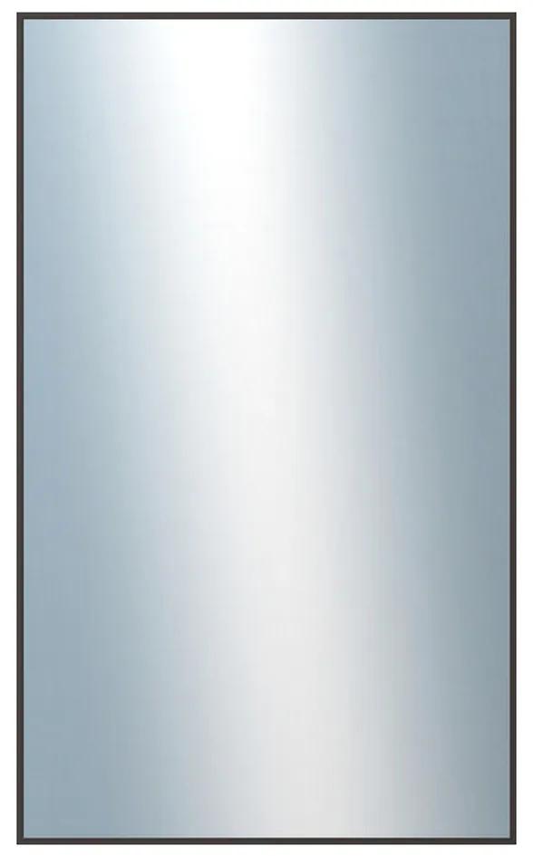 DANTIK - Zarámované zrcadlo - rozměr s rámem cca 60x100 cm z lišty Hliník černá | P22-021 (7022021)
