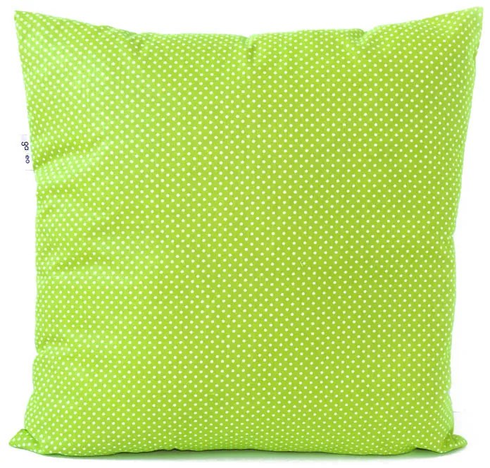 GADEO dekorační povlak na polštář LITTLE DOTS LIME Velikost: 45x45 cm