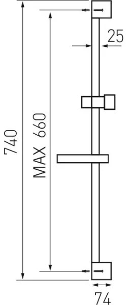 Novaservis - Sprchová sada lesklý chrom