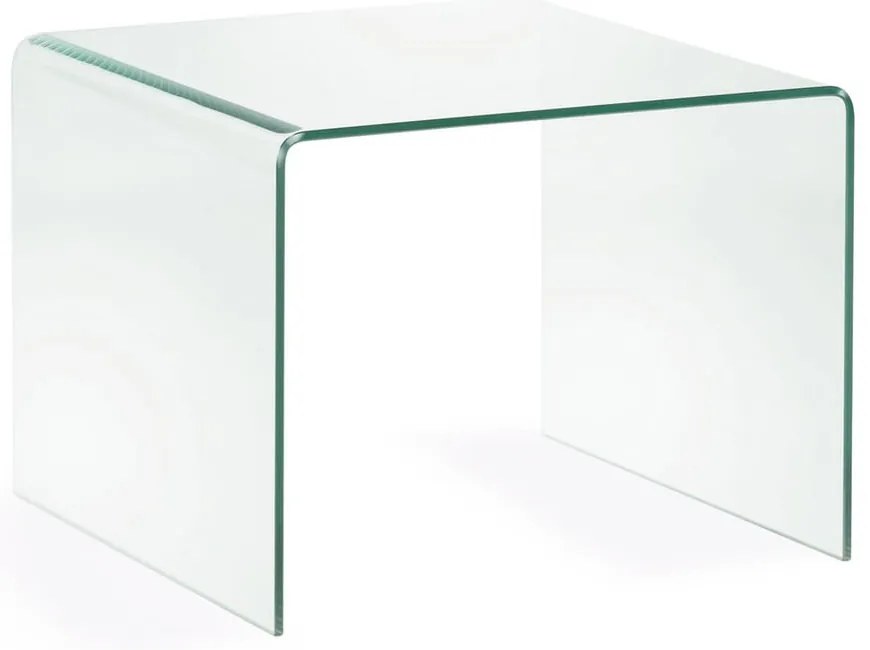 Skleněný odkládací stolek 60x60 cm Burano – Kave Home