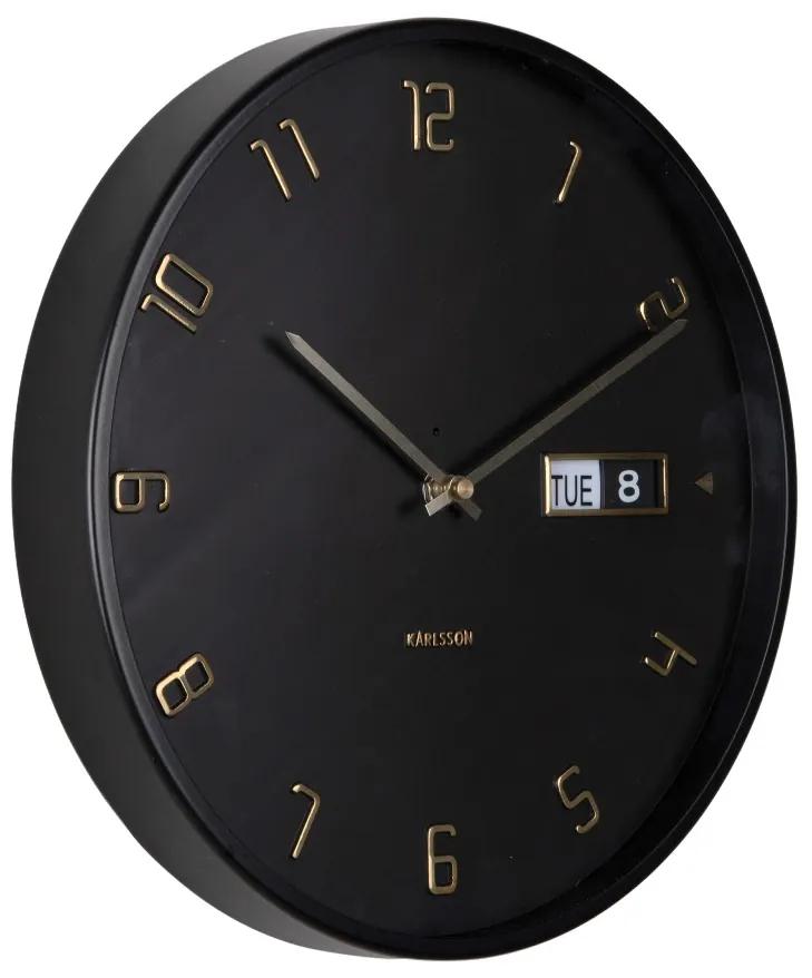 Designové nástěnné hodiny 5953BK Karlsson 30cm