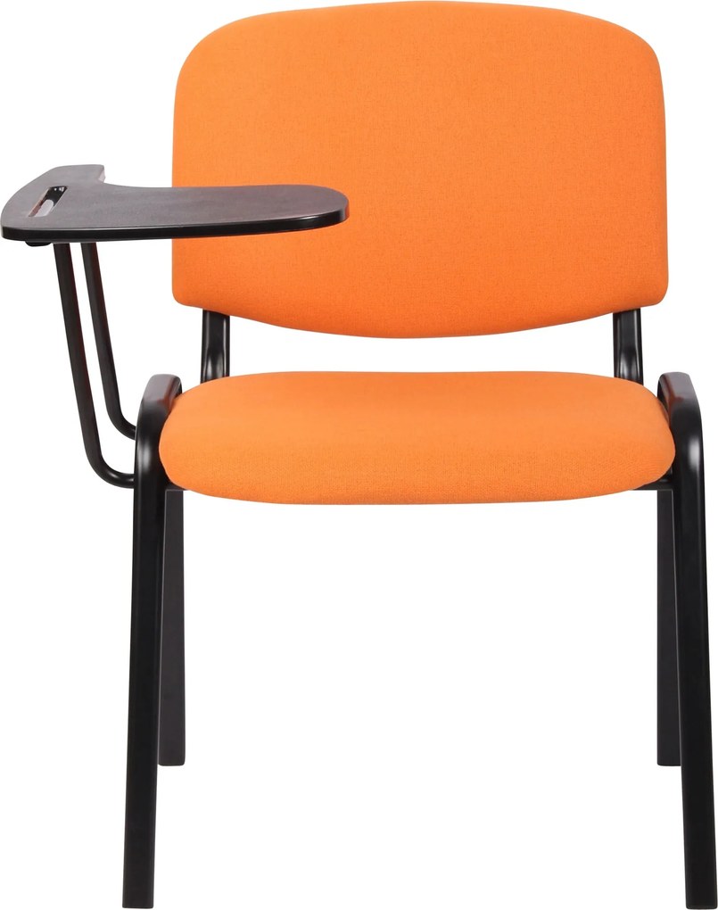 Židle Ken s skládací stůl látka – oranžová