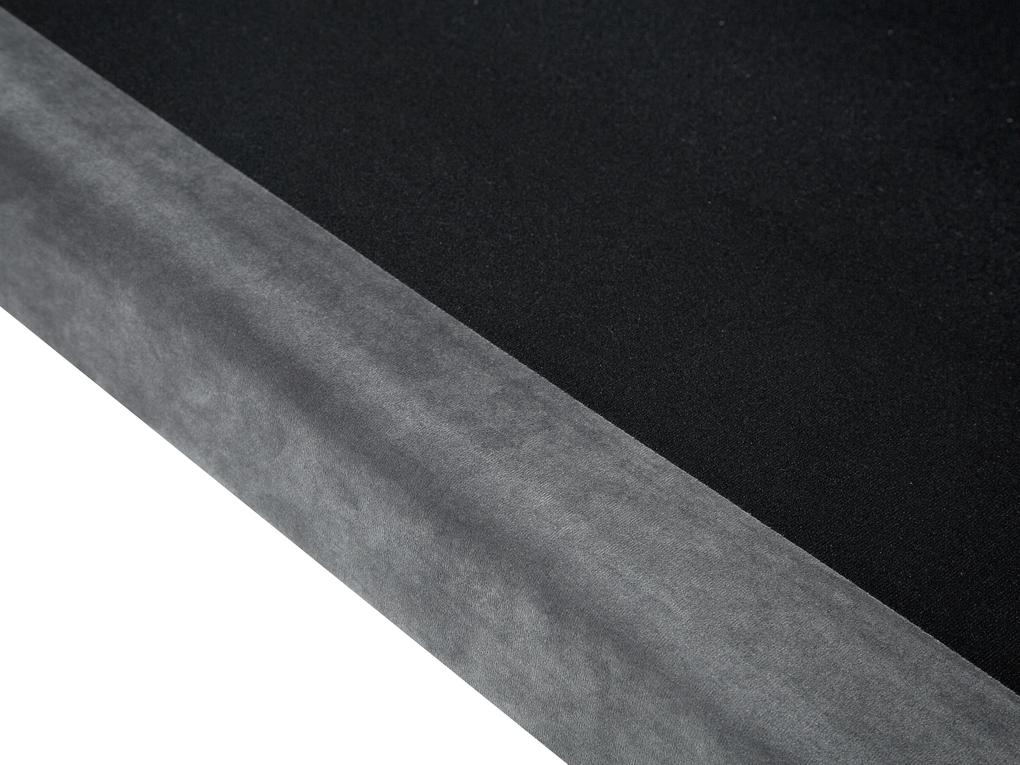 Elegantní tmavě šedá čalouněná pohovka pro 3 LOKKA Beliani