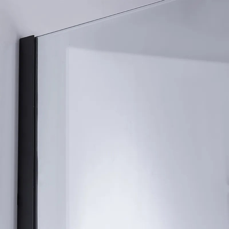 BPS-koupelny Sprchová zástěna Walk-in HYD-WI07 90 černá - bez vaničky