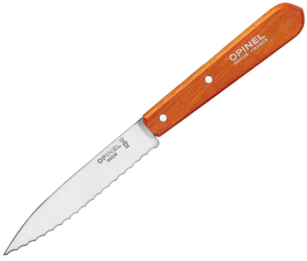 Opinel Vroubkovaný nůž N°113 Pop, tangerine 10 cm