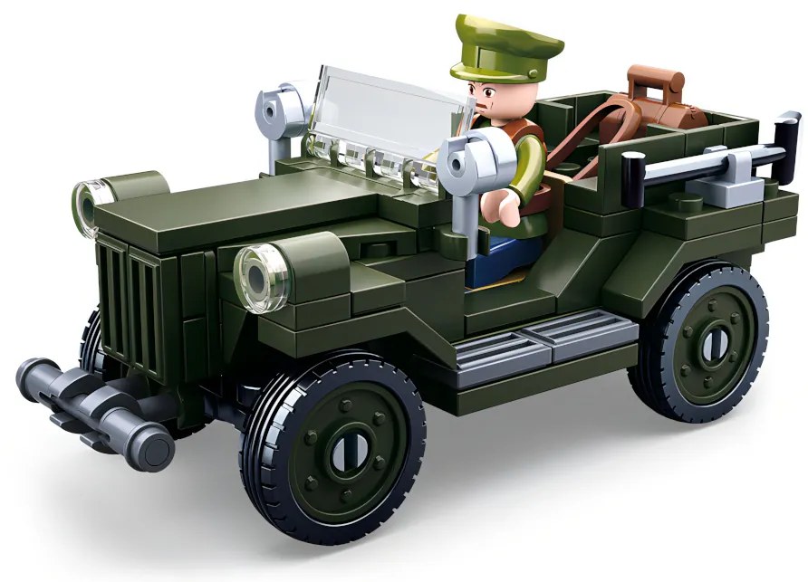 Sluban WWII M38-B0682 Sovětský terénní vůz GAZ 67