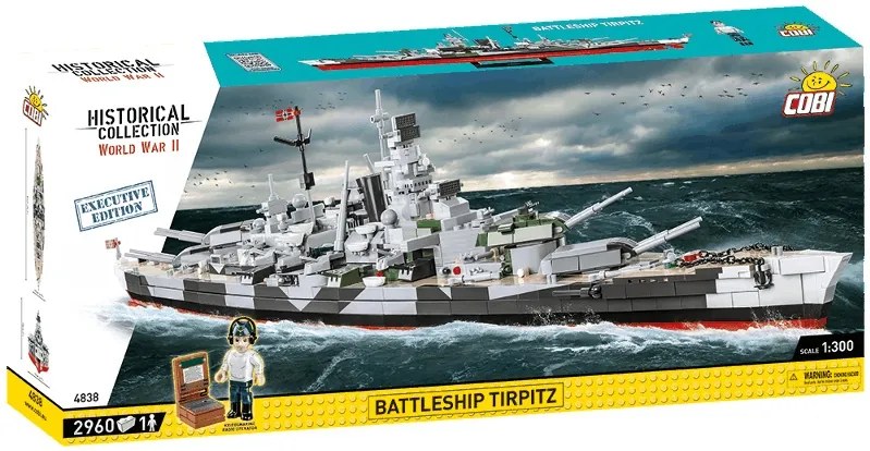Cobi 4838 německá bitevní loď tirpitz