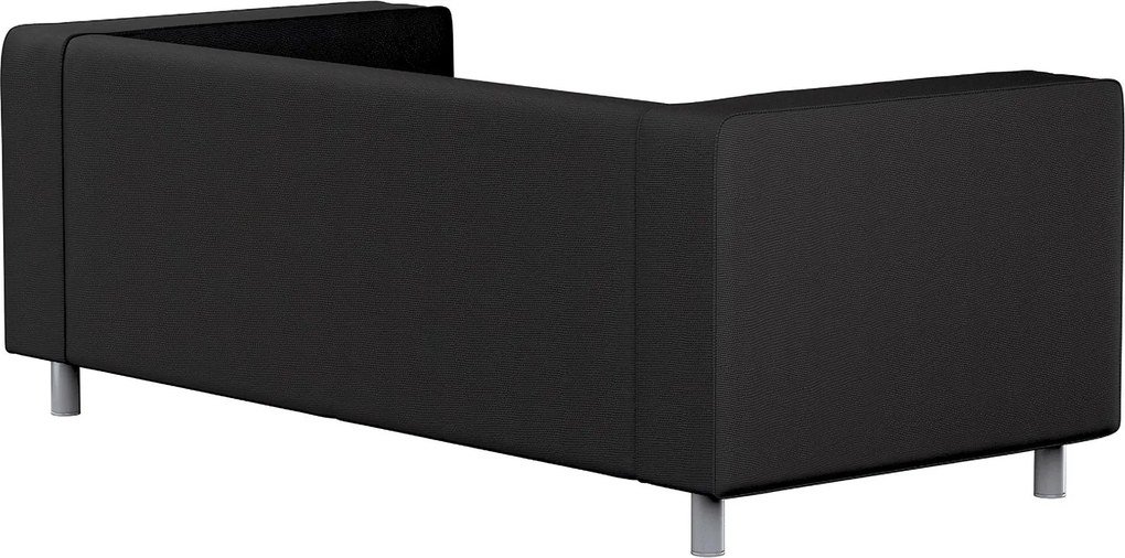 Potah na pohovku IKEA  Klippan 2-místná barva černá látka pletený vzor