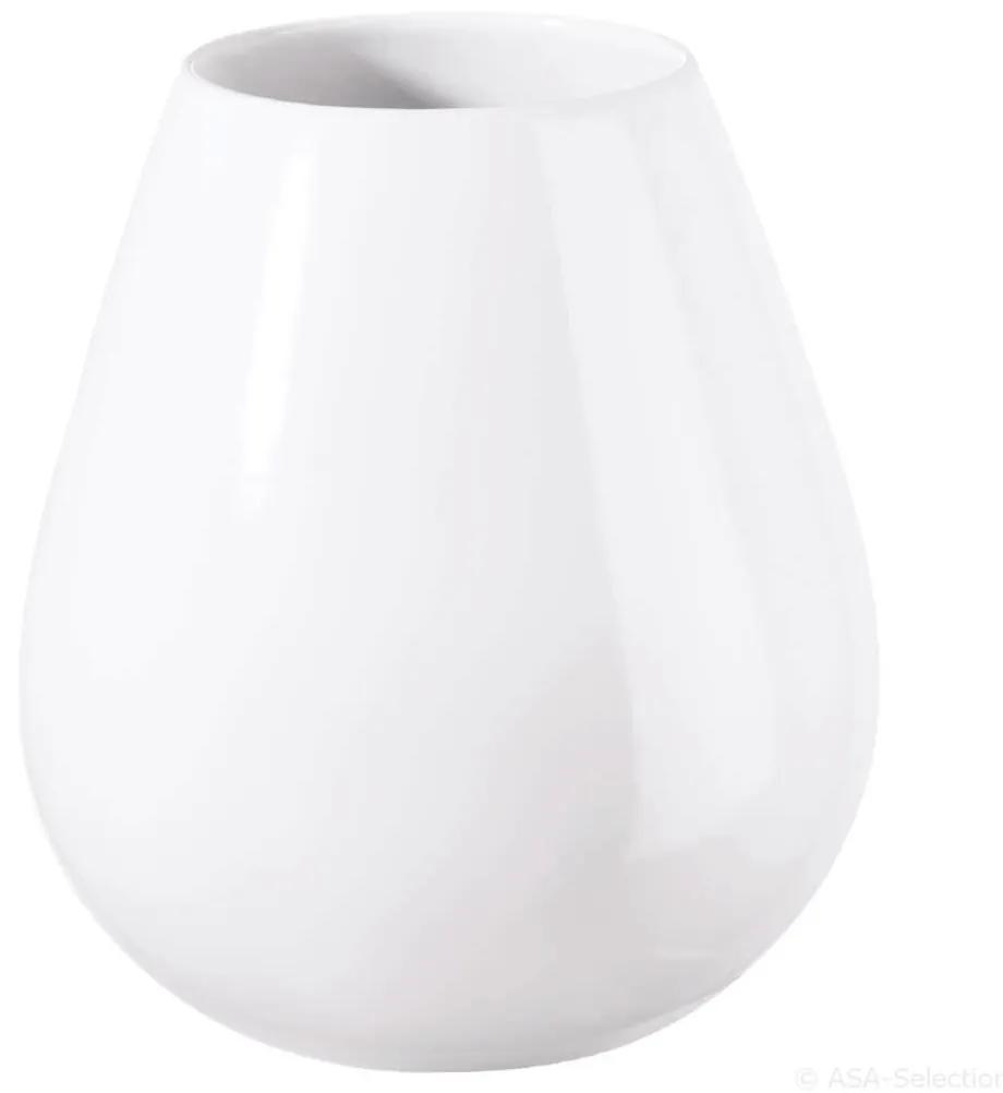 ASA Selection Keramická váza Ease bílá, 28x32 cm | BIANO