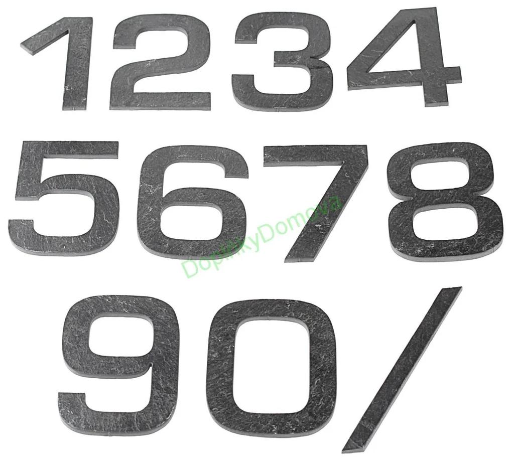 Domovní číslo popisné Břidlice EUROMODE - písmeno "C"