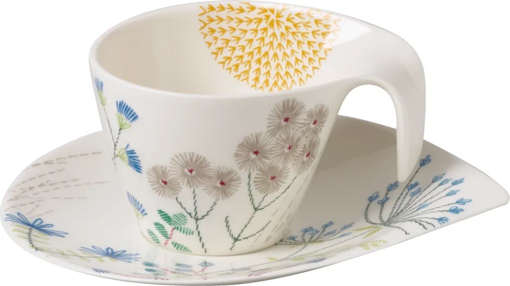 Villeroy&Boch Villeroy & Boch Flow Couture snídaňový šálek a podšálek, 2ks
