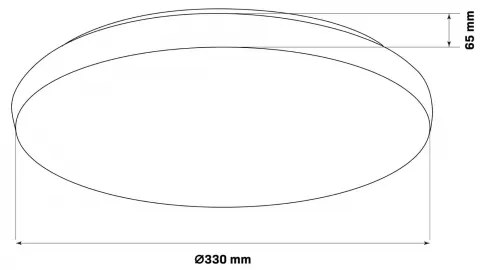LED Koupelnové stropní svítidlo PIRIUS LED/17W/230V pr. 33 cm IP44