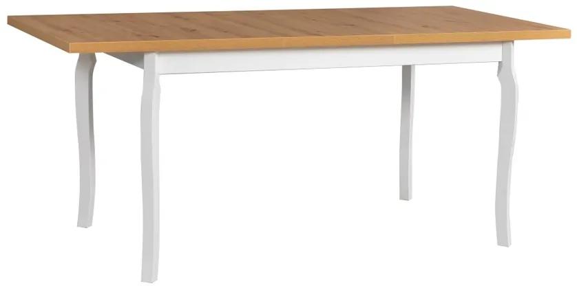Drewmix Jídelní stůl ALBA 5 + doprava zdarma deska stolu ořech, nohy stolu sonoma