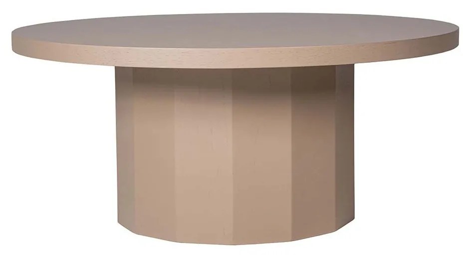 Béžový Konferenční stolek Royal ∅80 × 35 cm KALUNE DESIGN