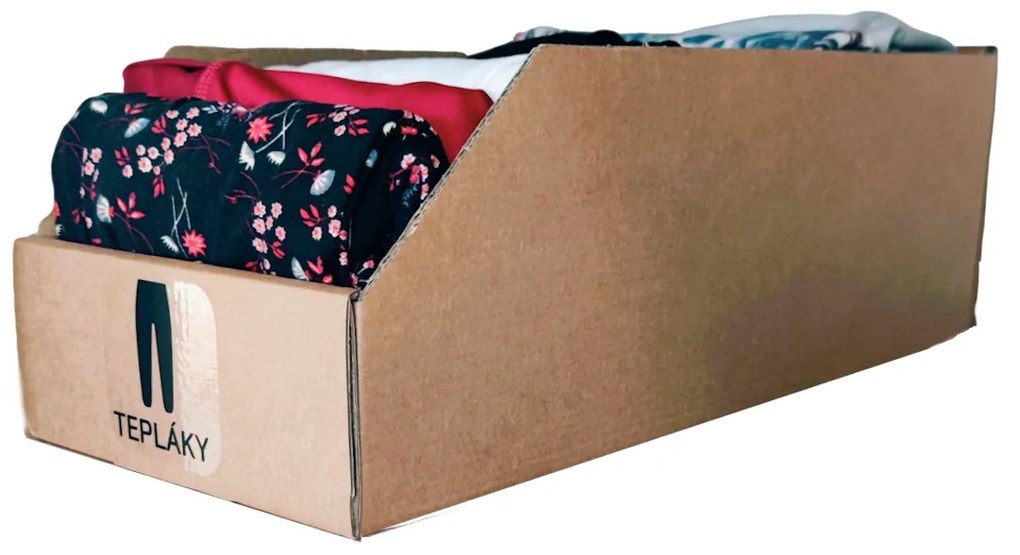 KARTON PAK Úložné boxy na oblečení, organizéry do skříně EKO KARTON 20 x 54 cm